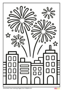 Printable New Year Coloring Pages for Kids - Kidpid