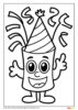 Printable New Year Coloring Pages for Kids - Kidpid