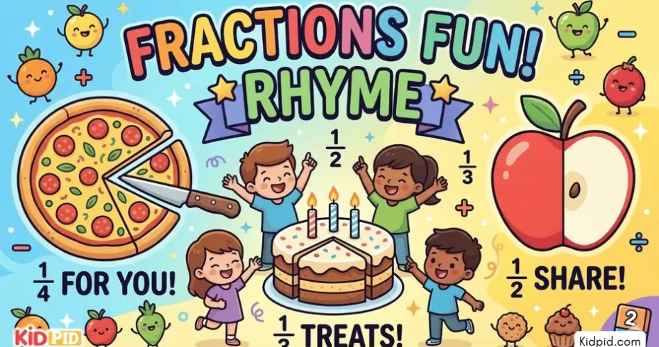 Fractions Rhymes for Kids – Fun and Easy Math Songs for Learning ...